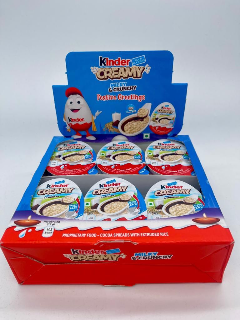 Kinder Creamy Milk & Crunchy 24x19g – CandyCrunch